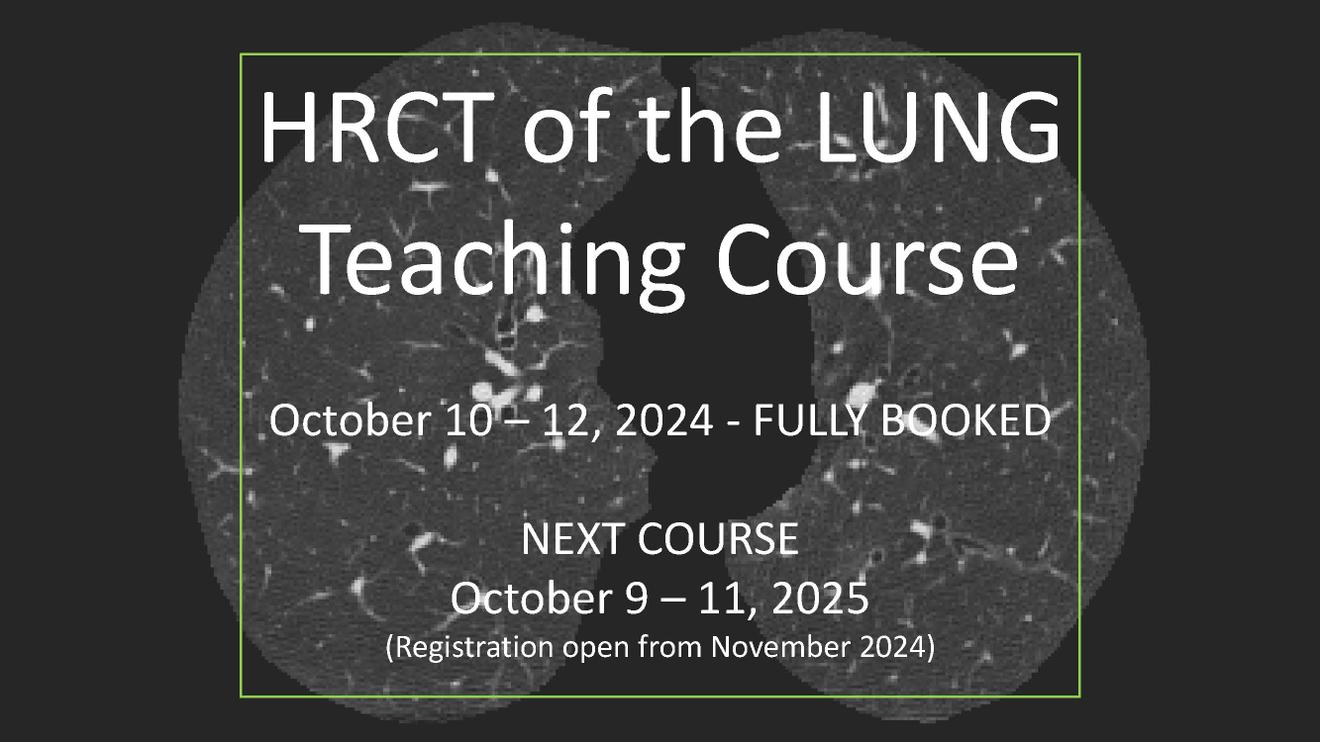 HRCT of the Lung - Teaching Course | UZ Leuven