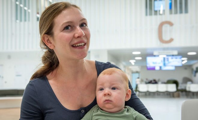 Hanne (26) en Wout (3,5 maanden) | UZ Leuven